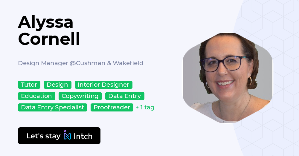 Alyssa Cornell - Design Manager, Cushman & Wakefield | Intch
