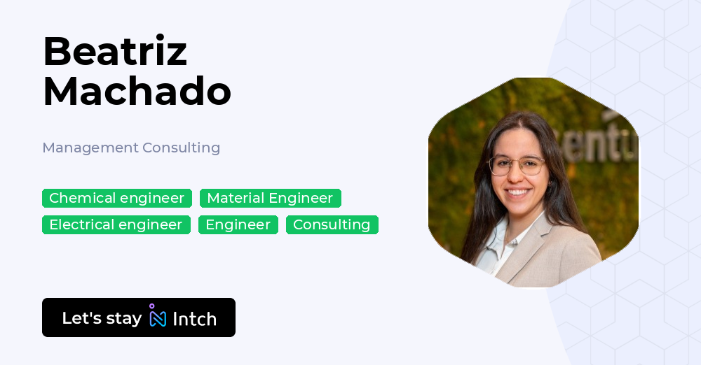 Beatriz Machado - Management Consulting, | Intch