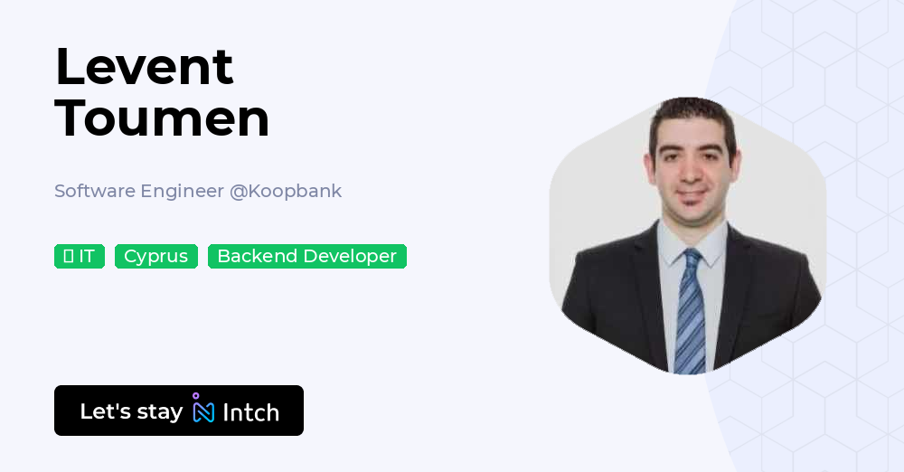 Levent Toumen - Software Engineer, Koopbank | Intch