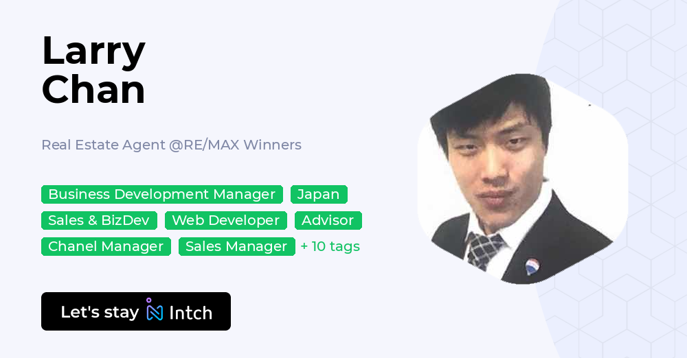 Larry Chan - Real Estate Agent, RE/MAX Winners | Intch