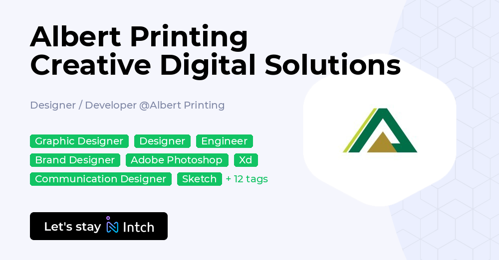 Albert Printing Creative Digital Solutions - Designer / Developer ...