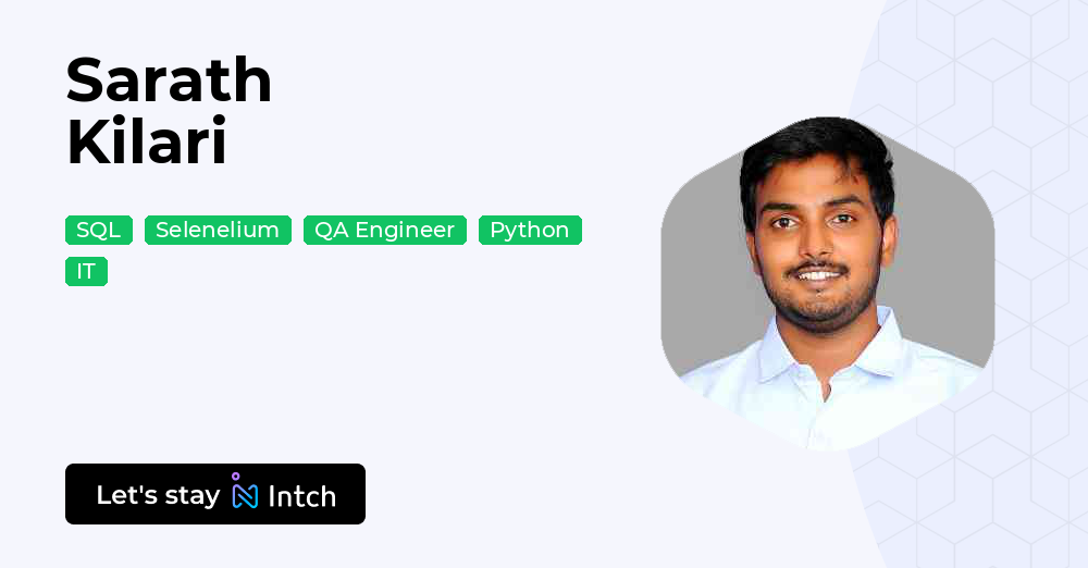 Sarath Kilari - | Intch