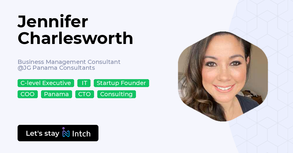 Jennifer Charlesworth - Business Management Consultant, JG Panama ...