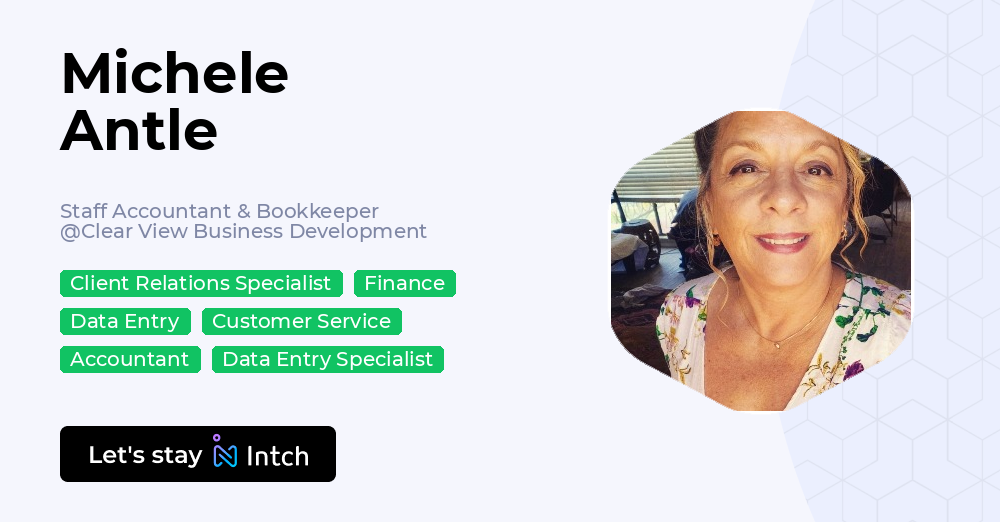 Michele Antle - Staff Accountant & Bookkeeper, Clear View Business ...