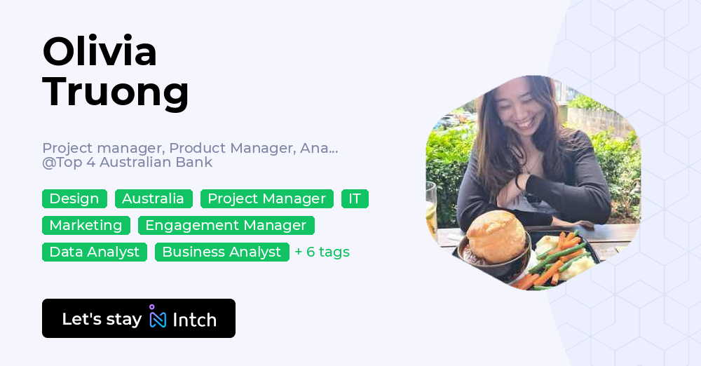 Olivia Truong - Project manager, Product Manager, Analytics & Insights ...