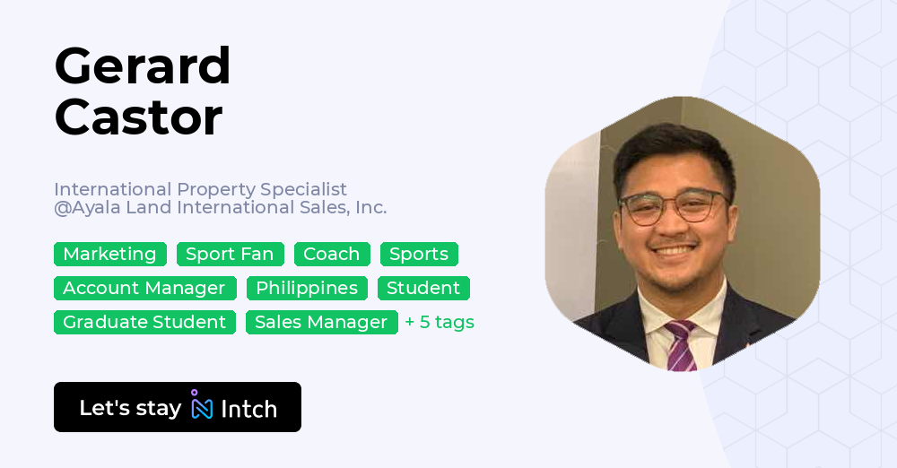 Gerard Castor - International Property Specialist, Ayala Land ...
