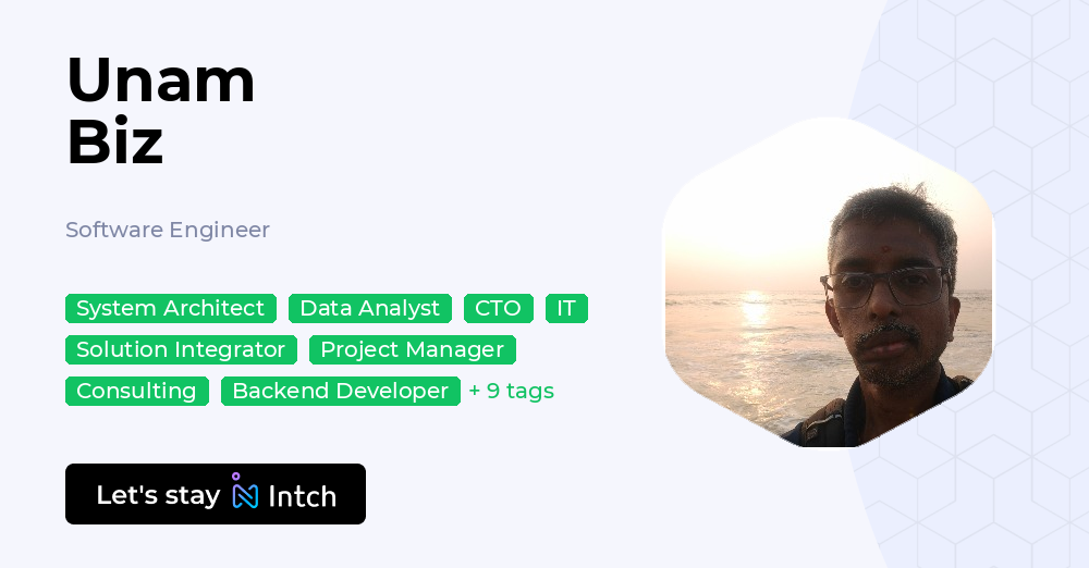 Unam Biz - Software Engineer, | Intch
