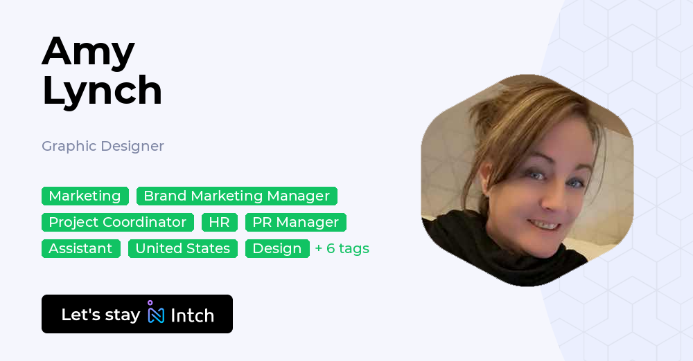 Amy Lynch - Graphic Designer, | Intch