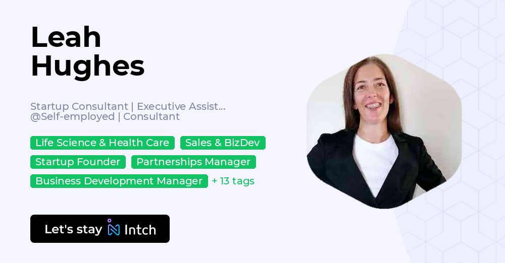 Leah Hughes - Startup Consultant | Executive Assistant with Business ...