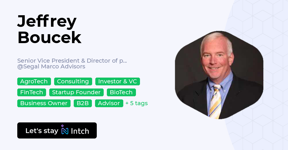 Jeffrey Boucek - Senior Vice President & Director of public Fund ...