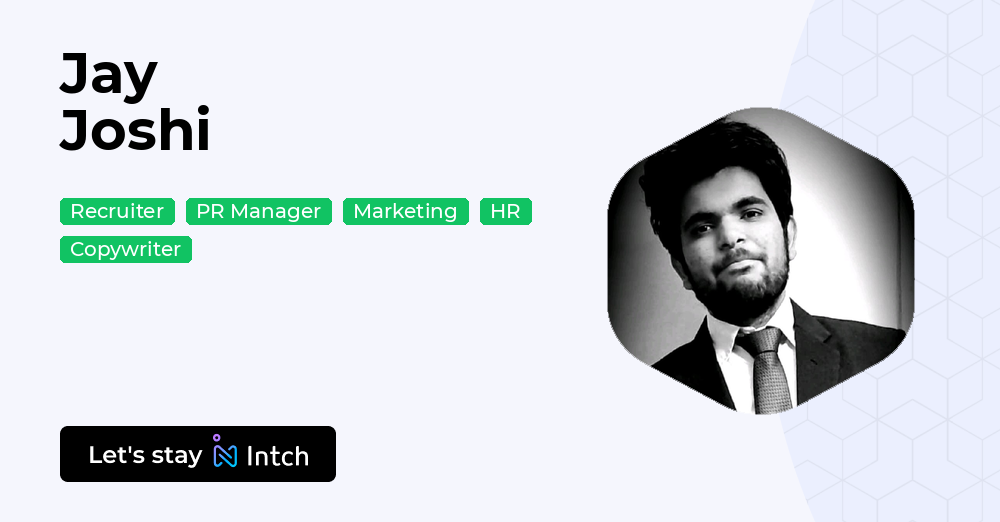 Jay Joshi - | Intch