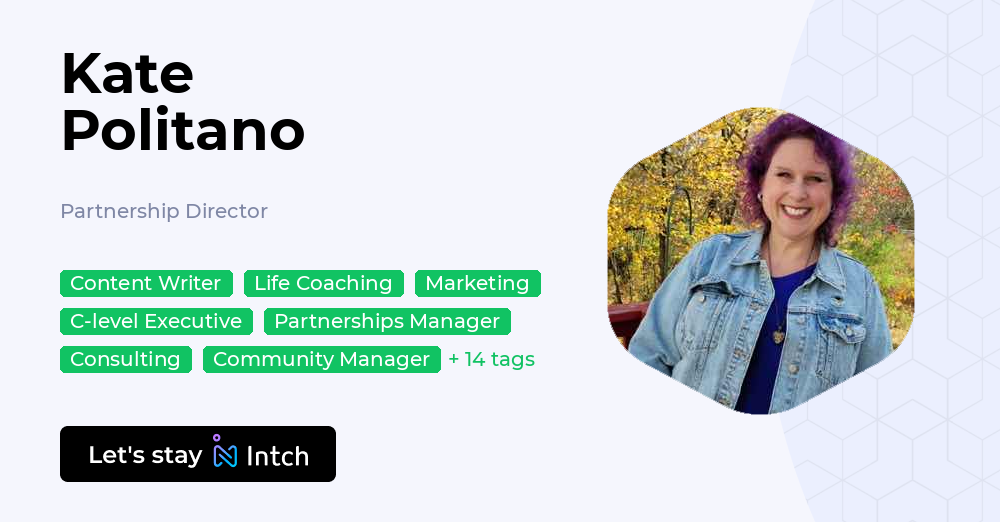 Kate Politano - Partnership Director, | Intch