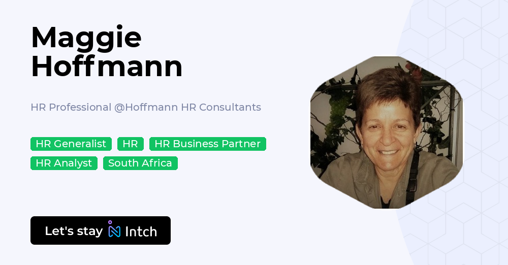 Maggie Hoffmann - HR Professional, Hoffmann HR Consultants | Intch