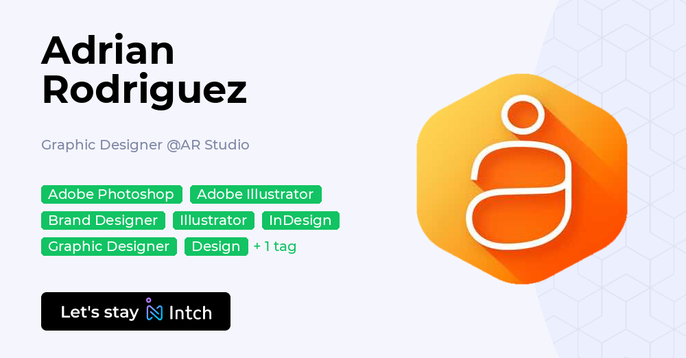 Adrian Rodriguez - Graphic Designer, AR Studio | Intch