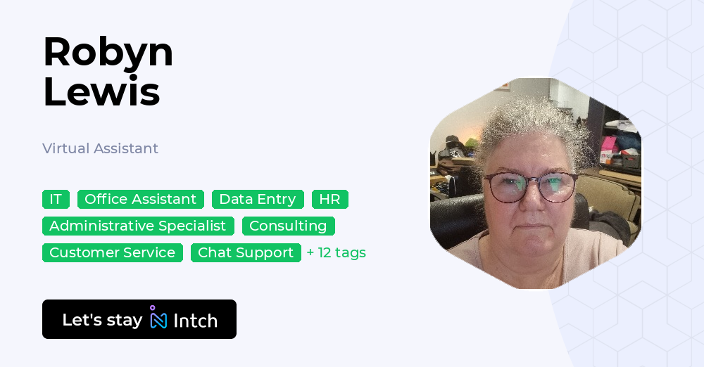 Robyn Lewis - Virtual Assistant, | Intch