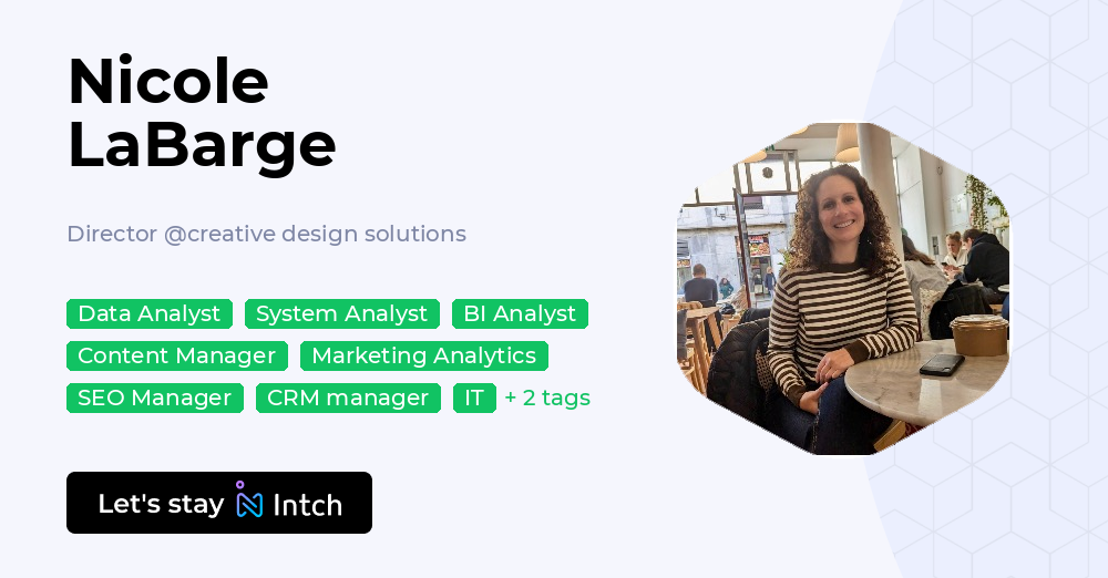 Nicole LaBarge - Director, creative design solutions | Intch