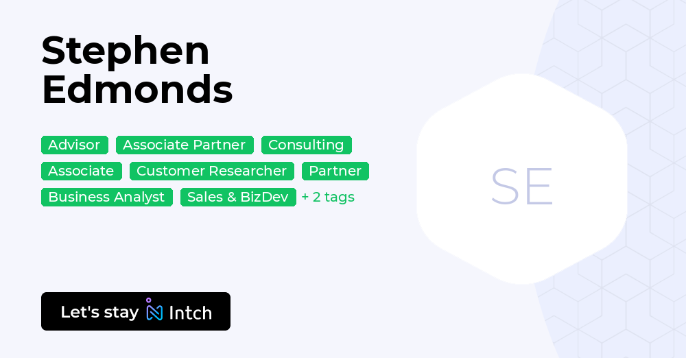 Stephen Edmonds - | Intch