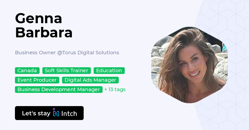 Genna Barbara - Business Owner, Torus Digital Solutions | Intch