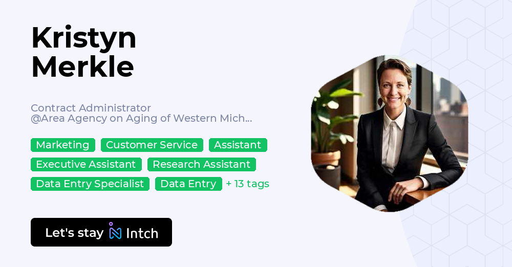 Kristyn Merkle - Contract Administrator, Area Agency on Aging of ...