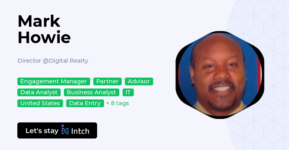 Mark Howie - Director, Digital Realty | Intch