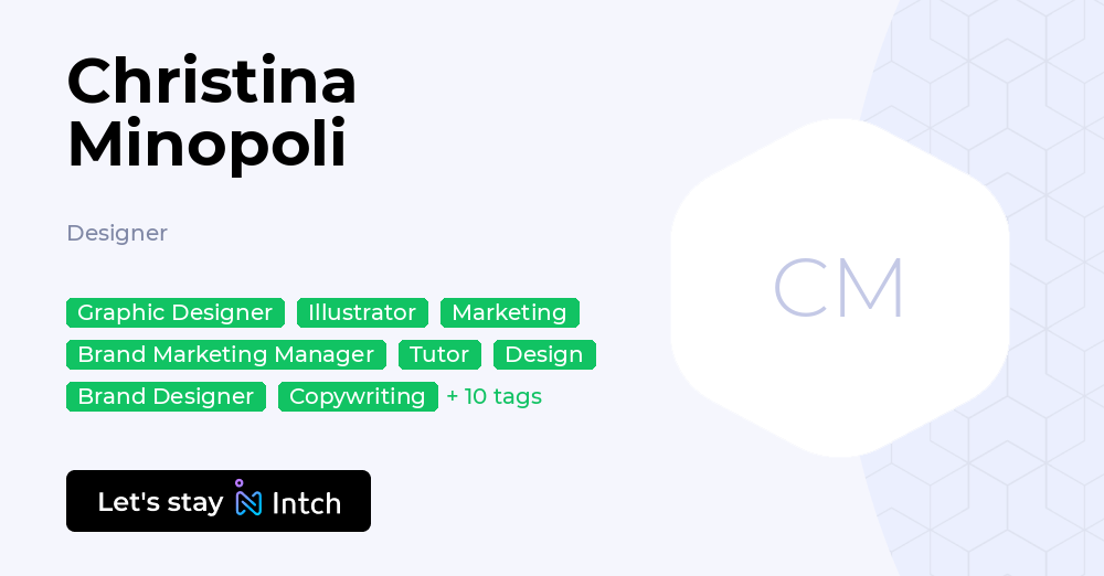 Christina Minopoli - Designer, | Intch