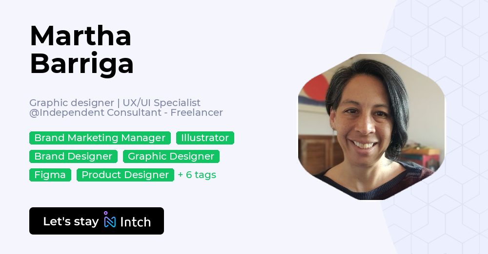 Martha Barriga - Graphic designer | UX/UI Specialist, Independent ...
