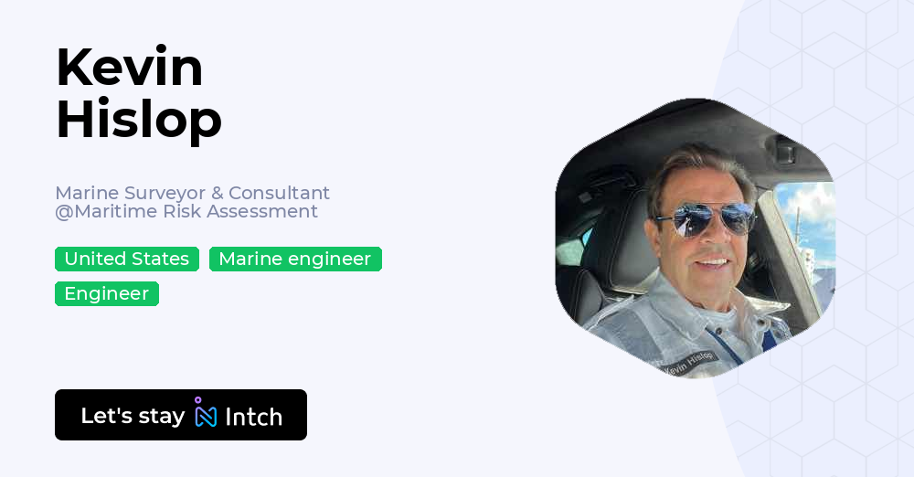 Kevin Hislop - Marine Surveyor & Consultant, Maritime Risk Assessment ...
