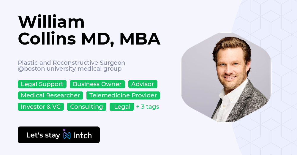 William Collins MD, MBA - Plastic and Reconstructive Surgeon, boston ...