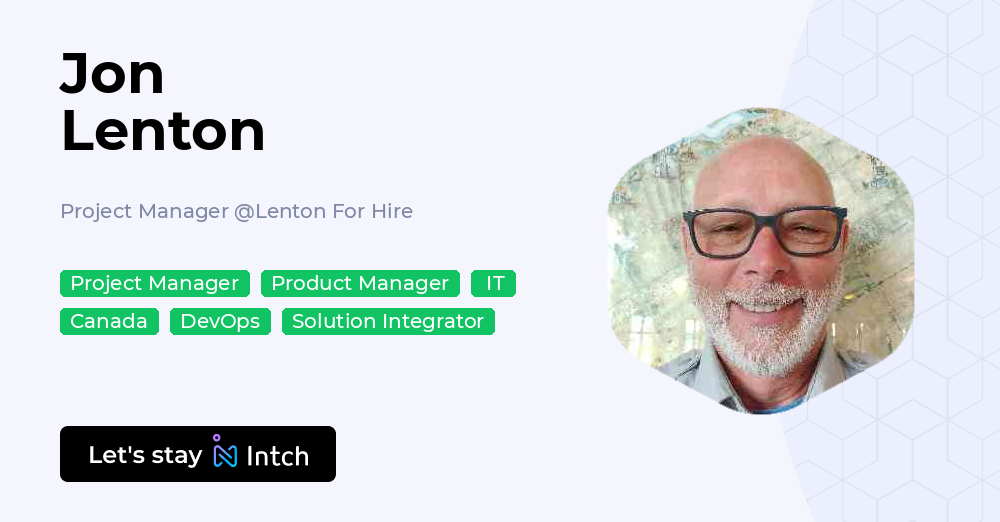 Jon Lenton - Project Manager, Lenton For Hire | Intch
