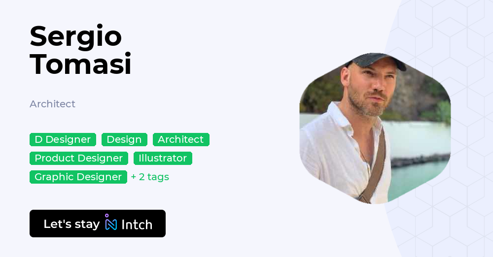 Sergio Tomasi - Architect, | Intch