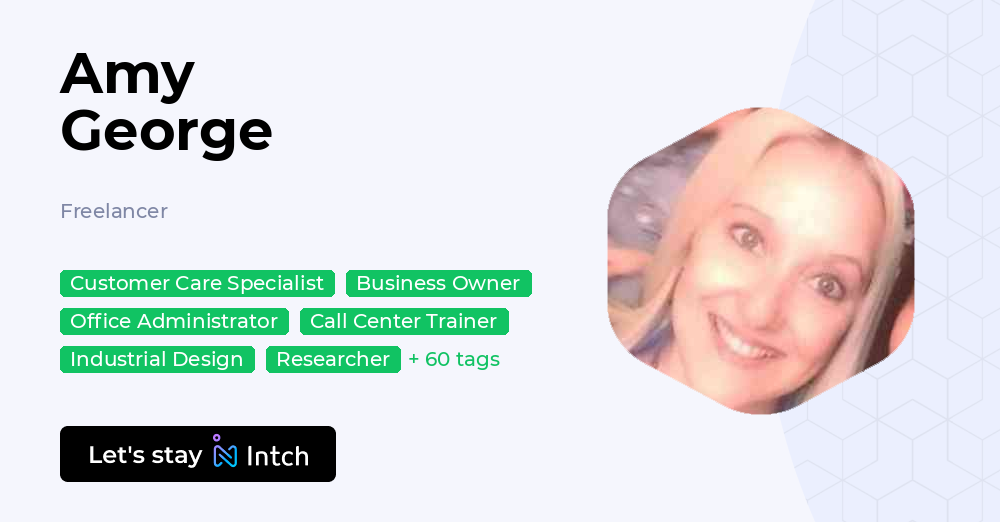 Amy George - Freelancer, | Intch