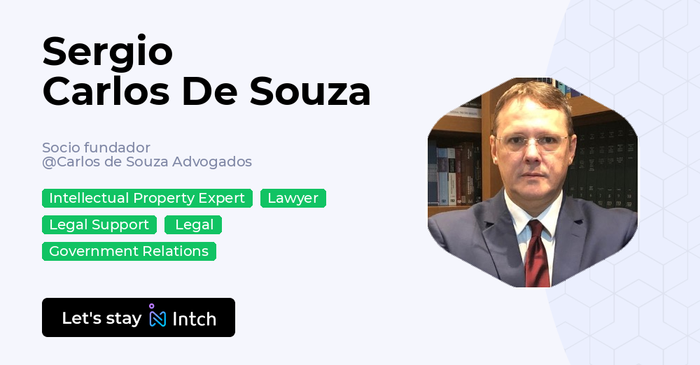 Sergio Carlos De Souza - Socio fundador, Carlos de Souza Advogados | Intch