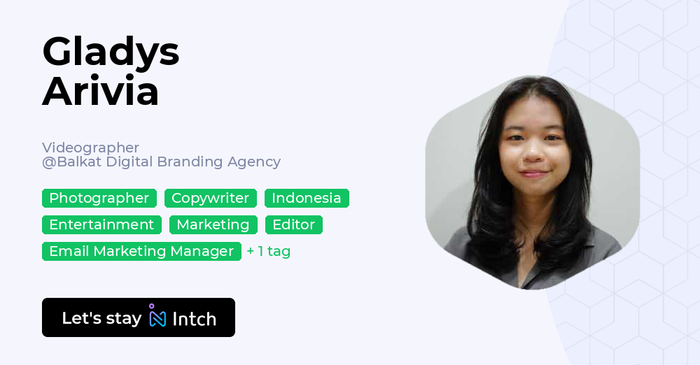 Gladys Arivia - Videographer, Balkat Digital Branding Agency | Intch