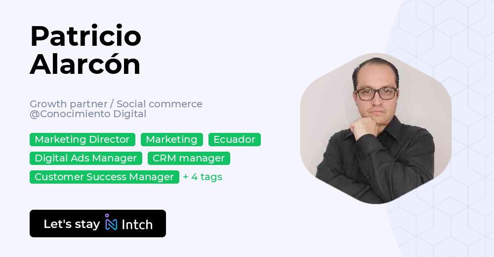Patricio Alarcón - Growth partner / Social commerce, Conocimiento ...