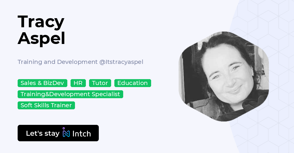 Tracy Aspel - Training and Development, Itstracyaspel | Intch