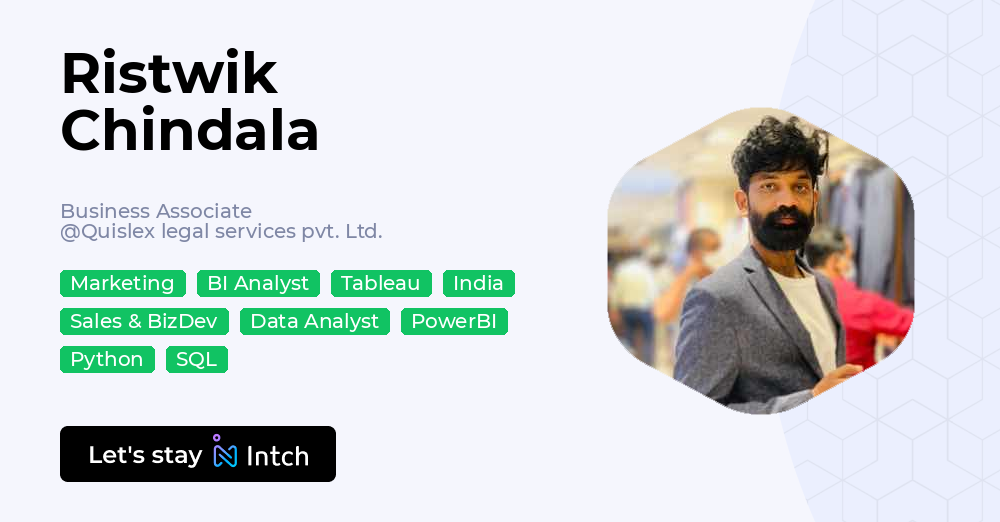 Ristwik Chindala - Business Associate, Quislex legal services pvt. Ltd ...