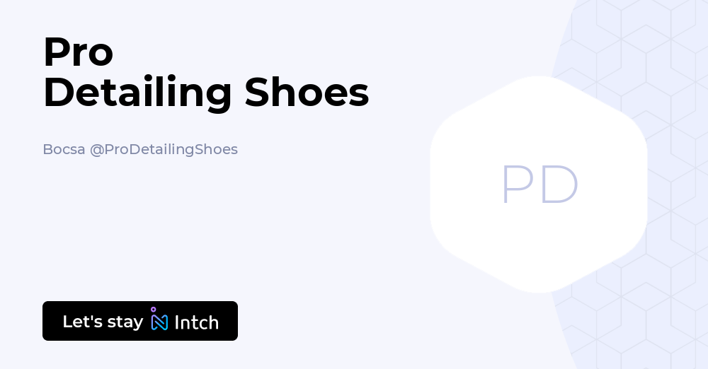 Pro Detailing Shoes - Bocsa, ProDetailingShoes | Intch