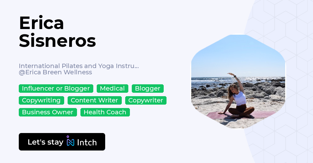 Erica Sisneros - International Pilates and Yoga Instructor, Functional ...