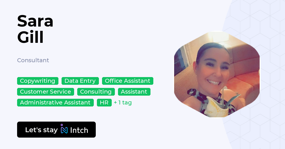 Sara Gill - Consultant, | Intch