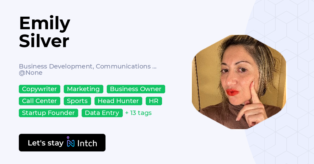 Emily Silver - Business Development, Communications and Talent ...
