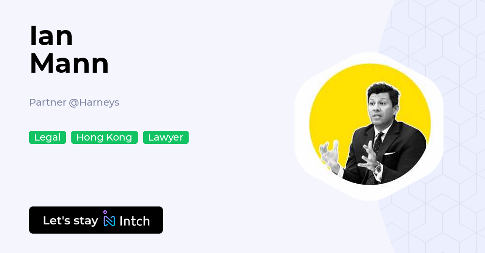 Ian Mann - Partner, Harneys | Intch