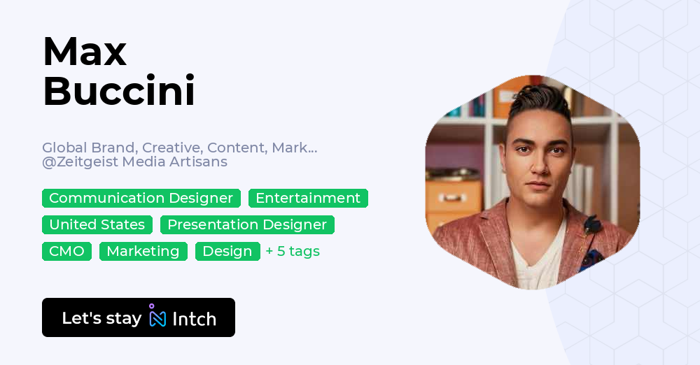 Max Buccini - Global Brand, Creative, Content, Marketing ...
