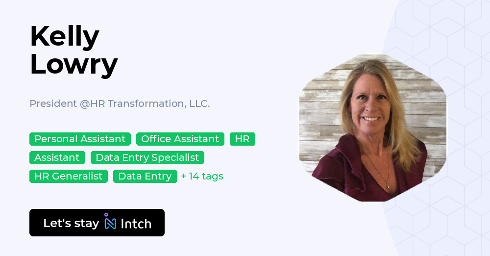 Kelly Lowry - President, HR Transformation, LLC. | Intch