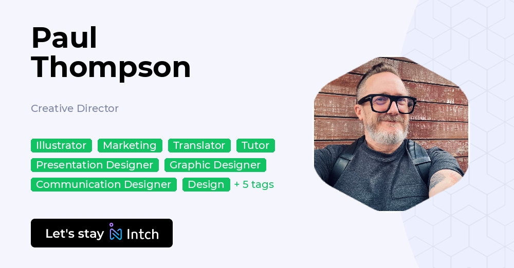 Paul Thompson - Creative Director, | Intch