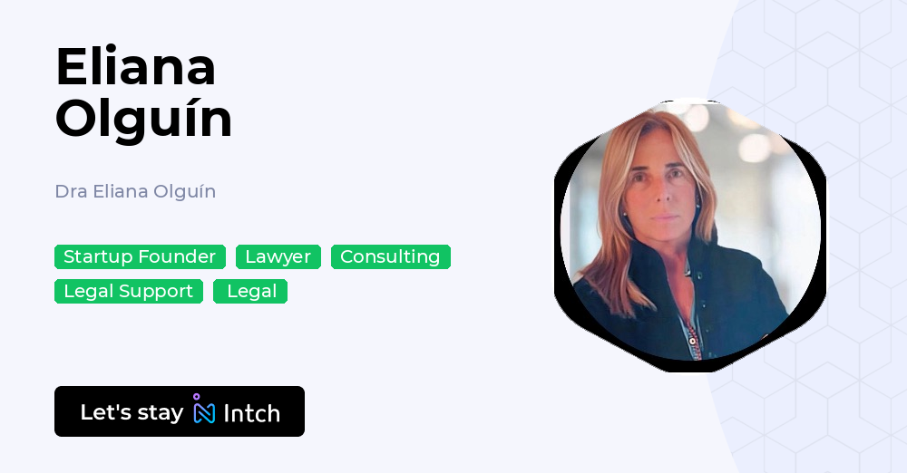 Eliana Olguín - Dra Eliana Olguín, | Intch