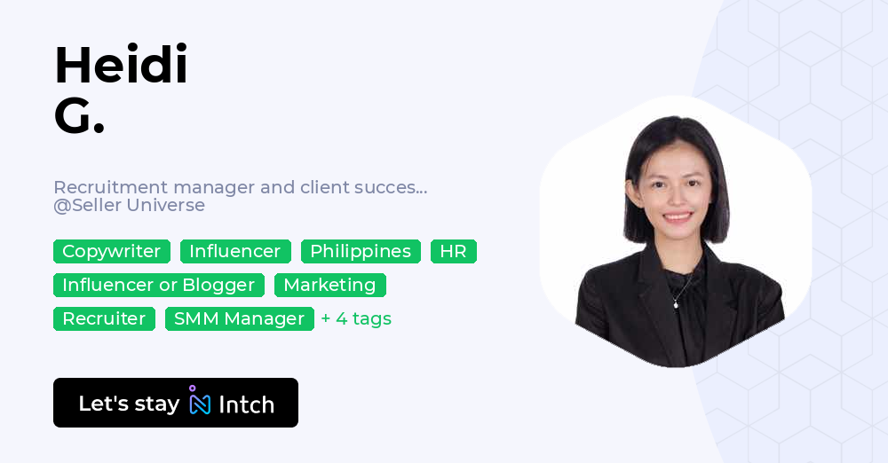 Heidi G. - Recruitment manager and client success manager, Seller ...