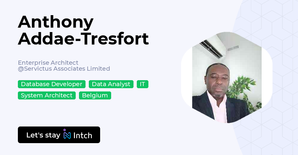 Anthony Addae-Tresfort - Enterprise Architect, Servictus Associates ...