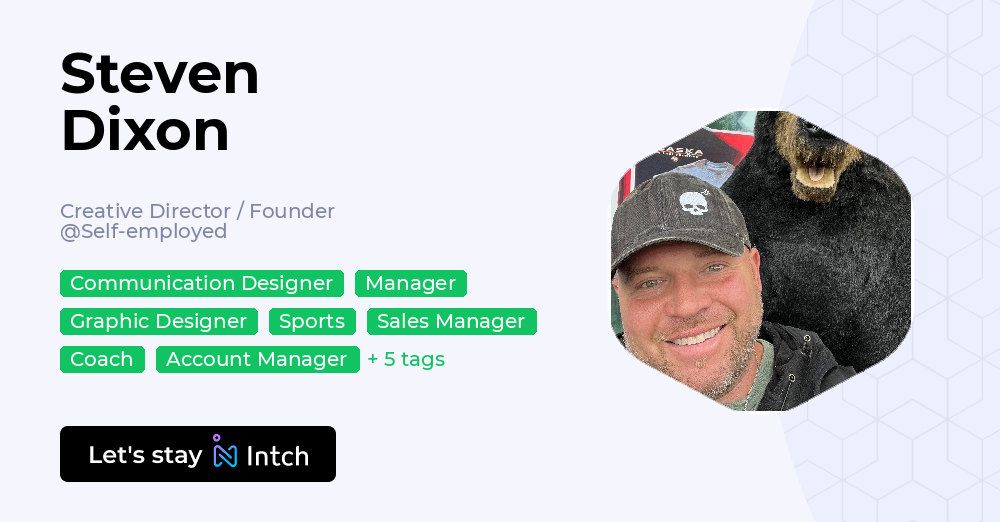 Steven Dixon - Creative Director / Founder, Self-employed | Intch