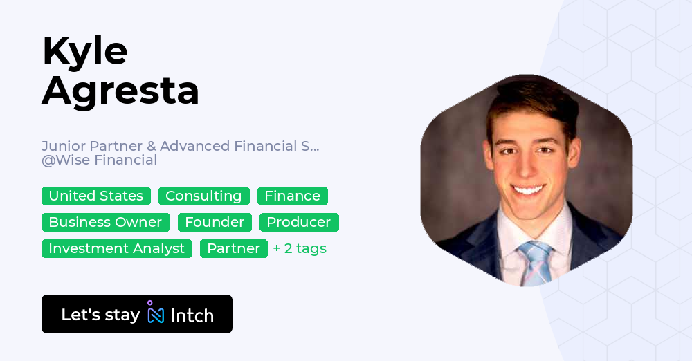 Kyle Agresta - Junior Partner & Advanced Financial Strategist, Wise ...