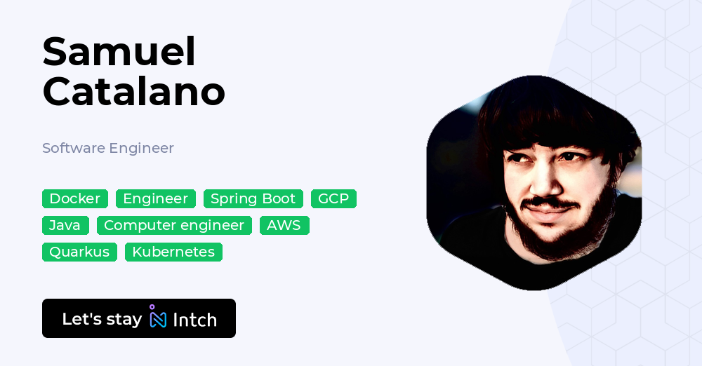 Samuel Catalano - Software Engineer, | Intch